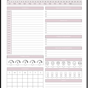 Rocketbook Daily Planner Pages- Letter Size- Digital Download - Etsy