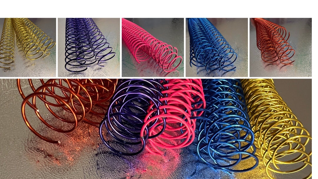 Rocketbook Metallic Spiral Coils 16mm, Notebook Coil, Binder Spine Coil ...