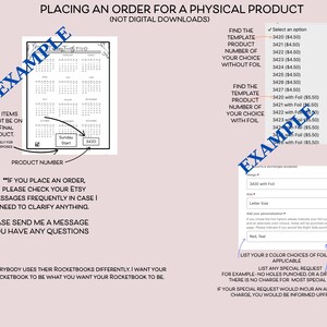Custom Rocketbook Templates Rocketbook Pages With Foil Option - Etsy