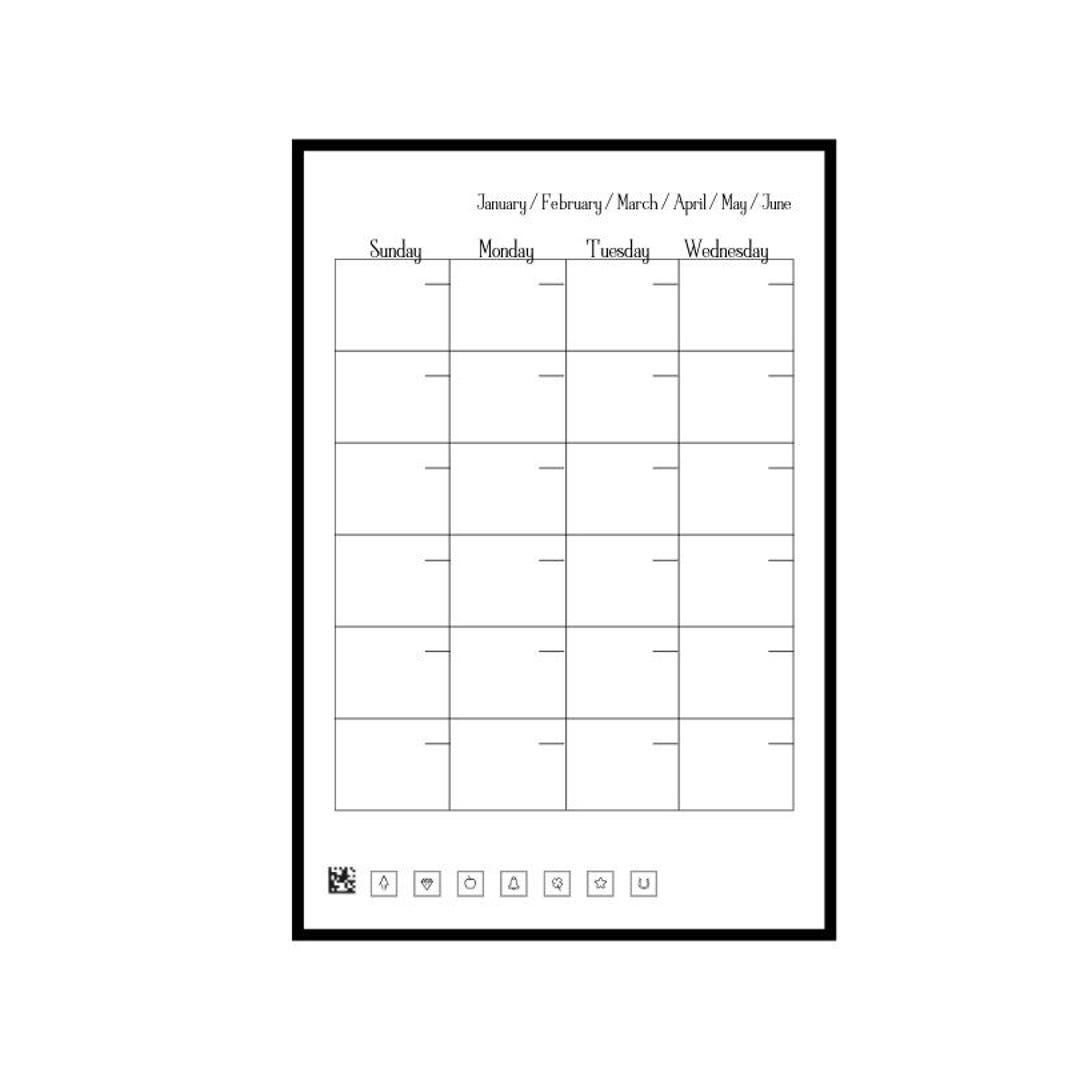Rocketbook Weekly Planner Two-page Spread Template - Digital Download ...