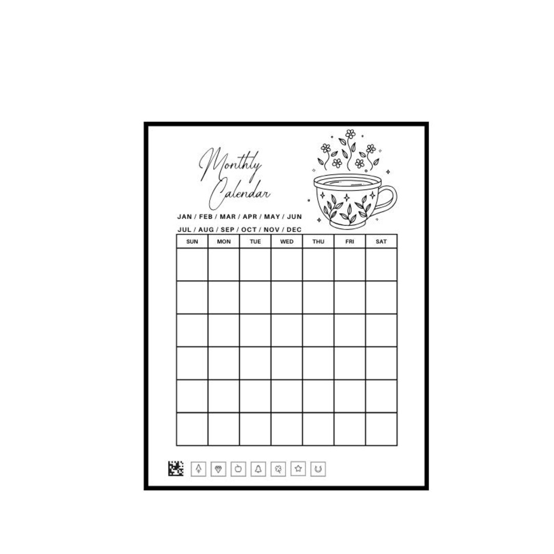 Rocketbook Monthly Calendar, Includes All 4 Variations - Digital ...