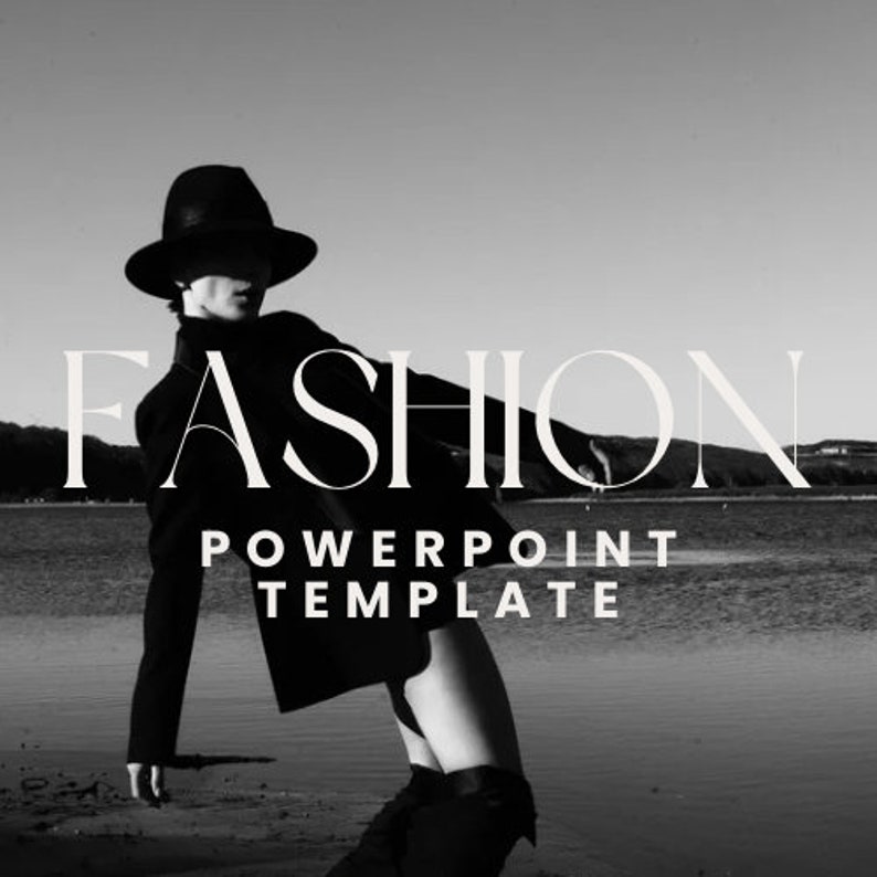 Powerpoint Template Fashion Business Slides Digital Download Modern ...