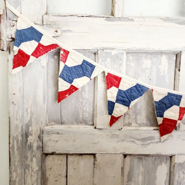 Antique Flag Bunting - Etsy