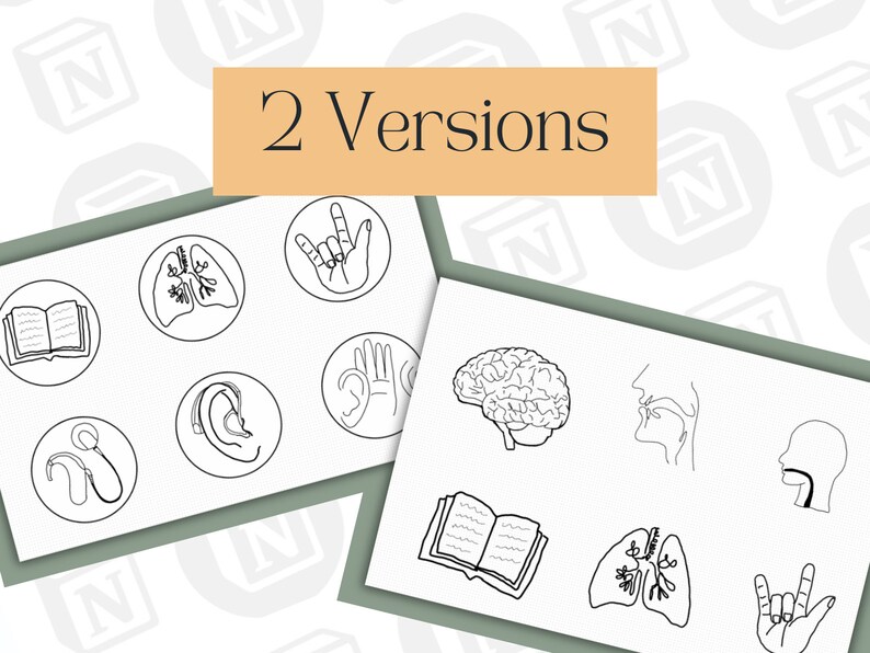 Notion Speech Language Pathology Icons - SVG and PNG Files ...