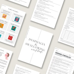 Dysphagia & Swallowing Intervention Activities for Medical Slps- Oral ...