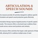 Articulation Speech Sound Production Intervention Activities for ...
