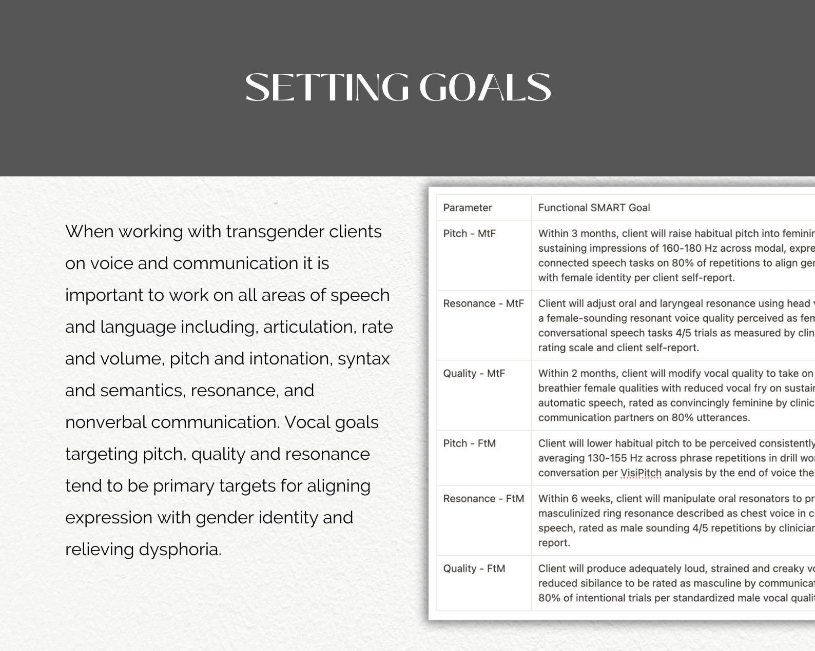 Voice and Communication Modification Program Guide for Slps Working ...