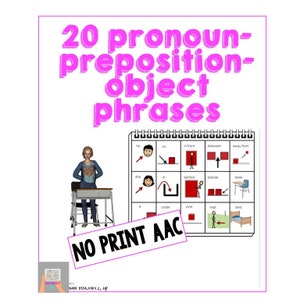 Core Vocabulary Phrases Digital Activity AAC Core Word Phrases Practice ...