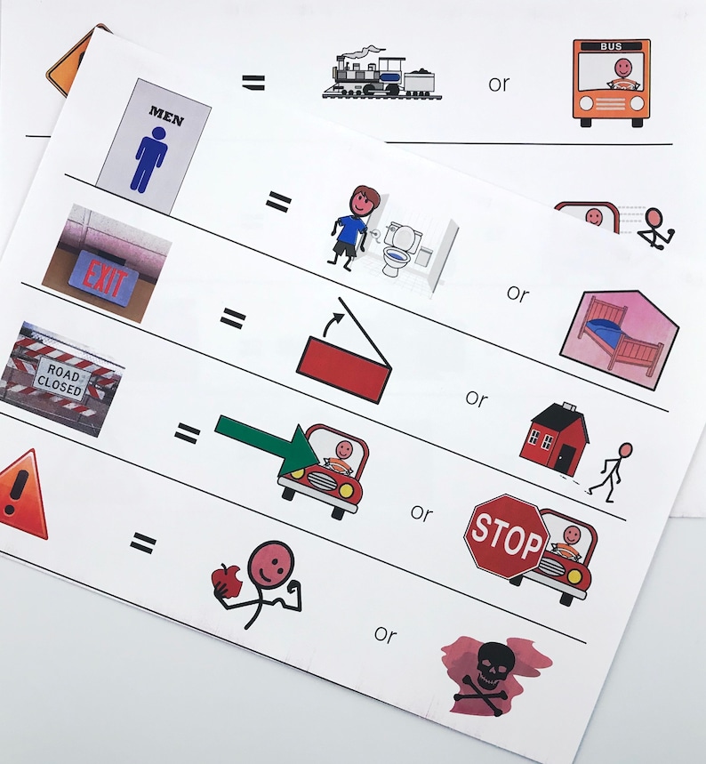 Community Safety Signs Meanings Language Activity Teach Safety Signs ...