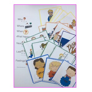 Story Telling Cards for Narratives in Speech Therapy or Home With ...