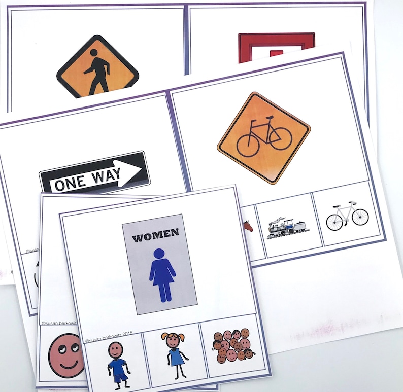 Community Safety Signs Meanings Language Activity Teach Safety Signs ...