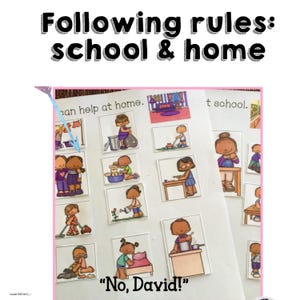 Back to School Activities Speech Therapy Classroom Posters Rules for ...