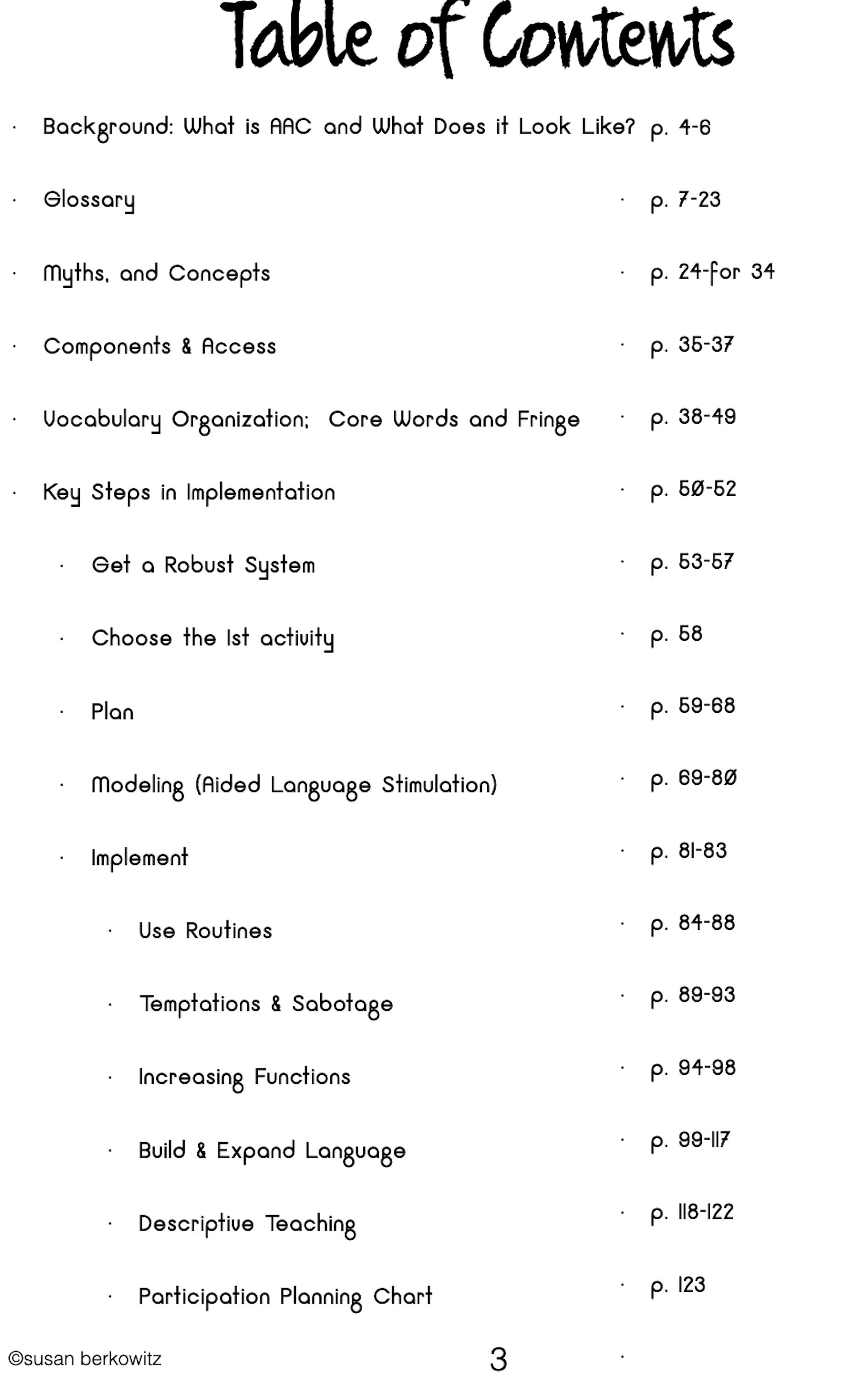 AAC Implementation Handbook Teach Core Words AAC Training Speech ...