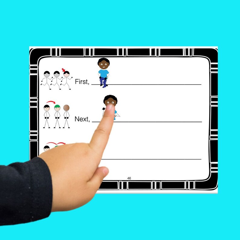 Life Skills Sequencing Cards, Speech Therapy Activity (worksheet) - Etsy