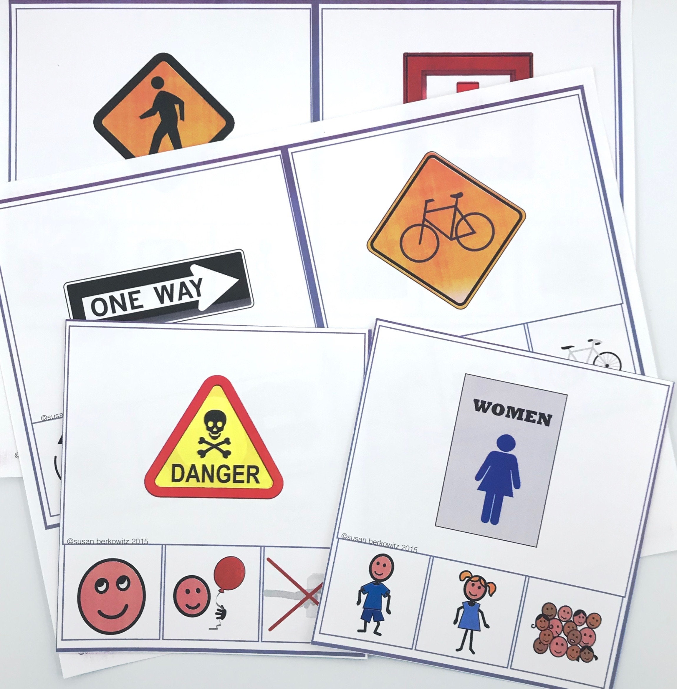 Community Safety Signs Meanings Language Activity Teach Safety Signs ...