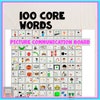 AAC Core Words Activity Middle or High School Core Vocabulary Speech ...
