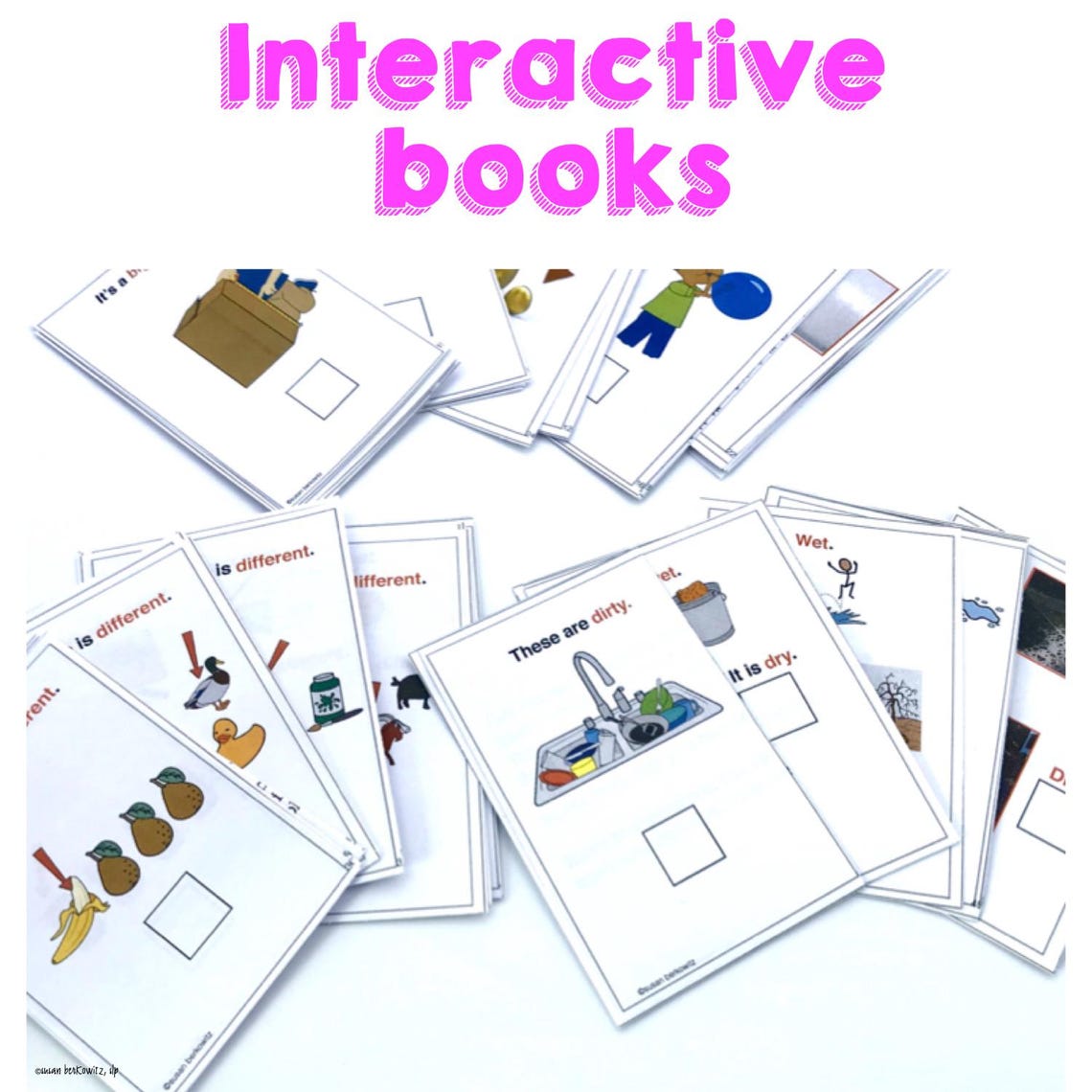 AAC Core Words Interactive Adapted Books Speech Therapy Activity ...