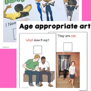 AAC Core Words Activity Middle or High School Core Vocabulary Speech ...