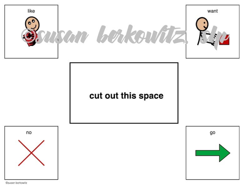 AAC Eye Gaze Communication Boards | Core Word Picture Boards (digital ...