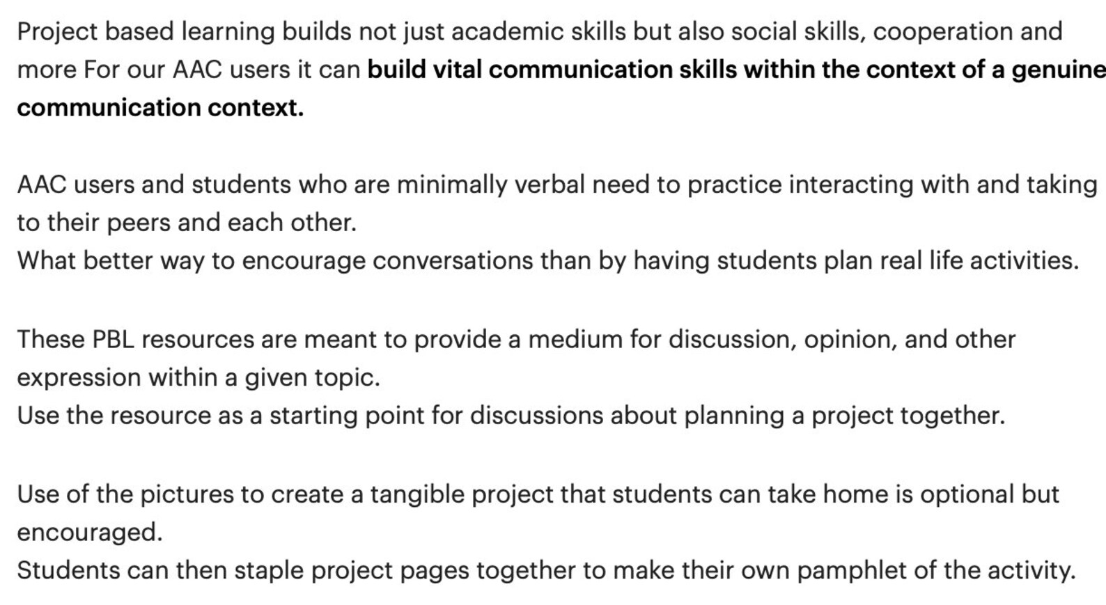 AAC Conversations: Field Trip Communication Plan (project Based ...
