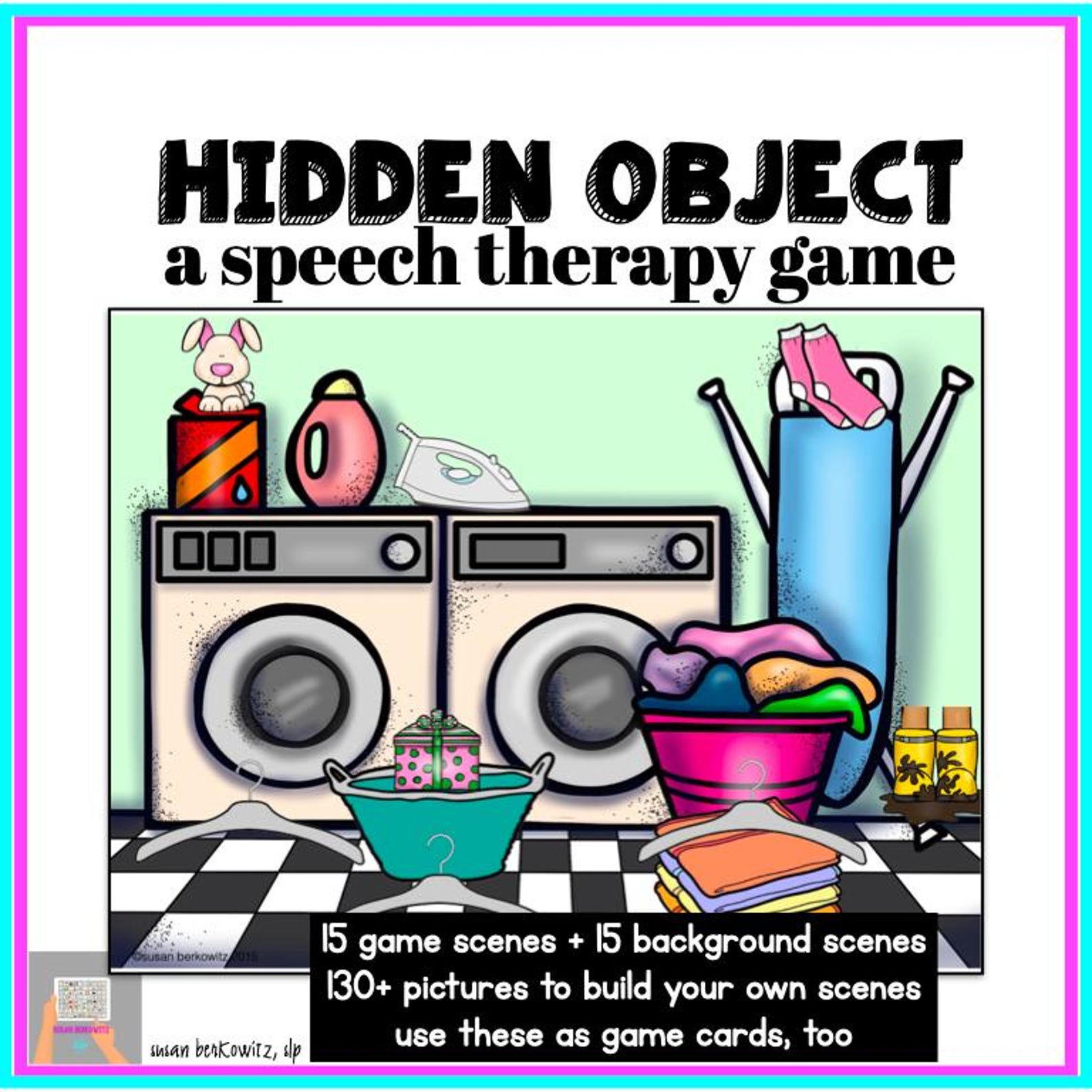 I Spy Game Speech Therapy Descriptive Words Hidden Picture Printable ...