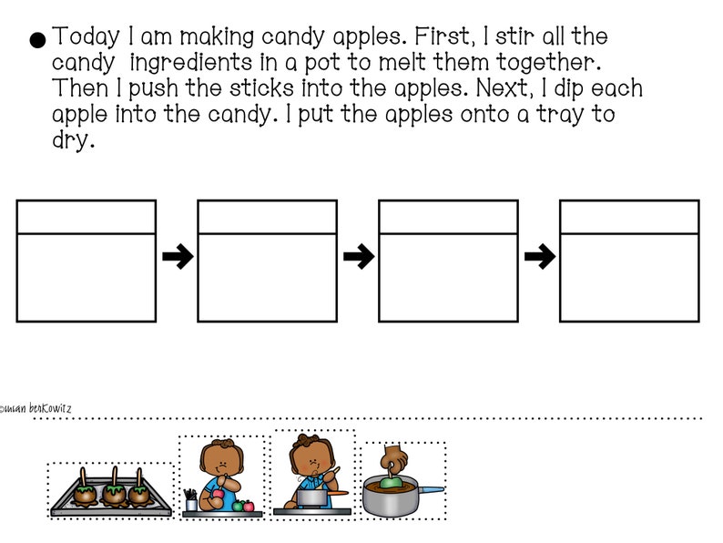 Sequencing Stories With Visuals for Speech Therapy Special Education ...