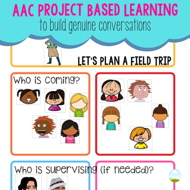AAC Conversations Plan a Feld Trip Communication Project Based Learning ...