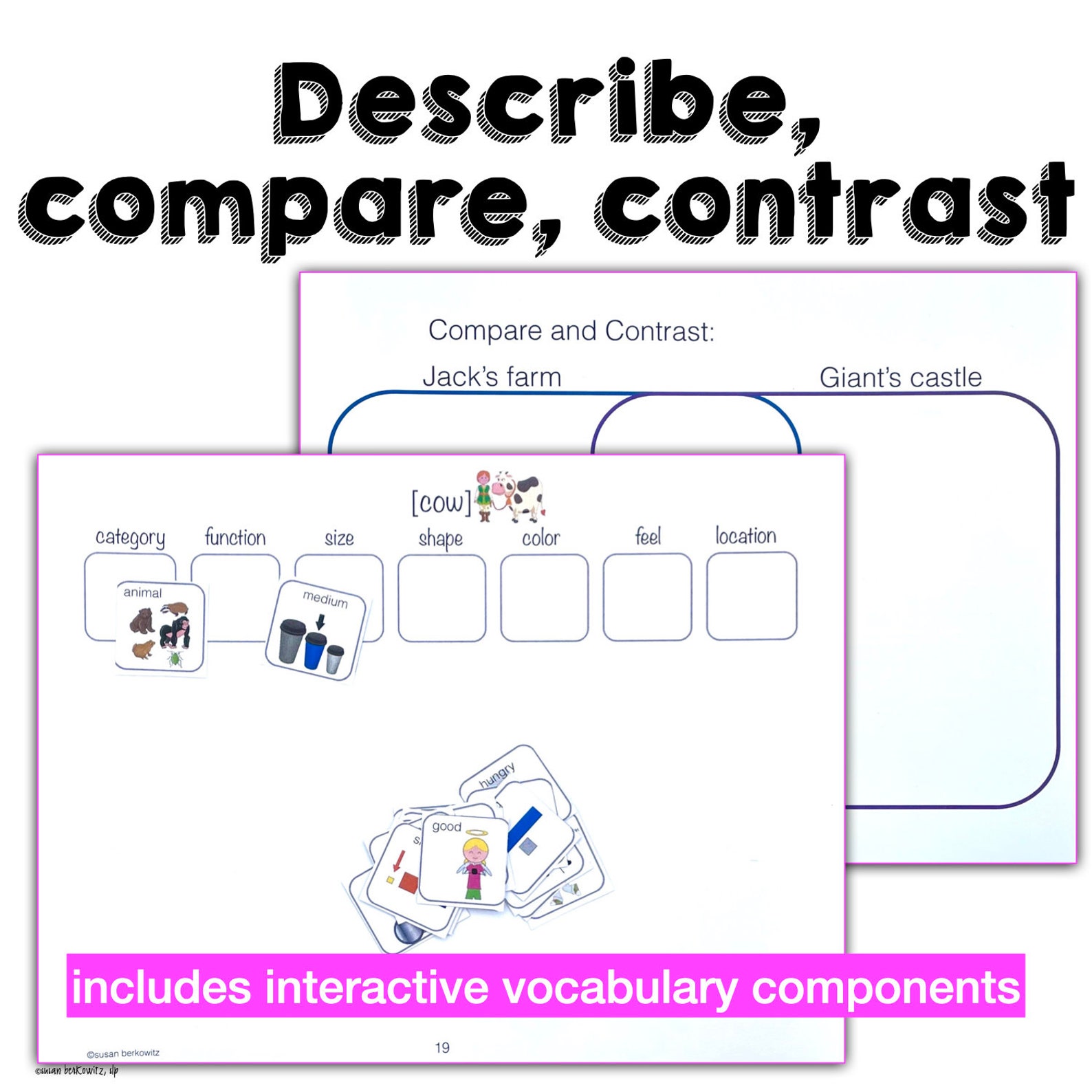Speech Therapy Activities Jack & the Beanstalk Sequencing Cards ...