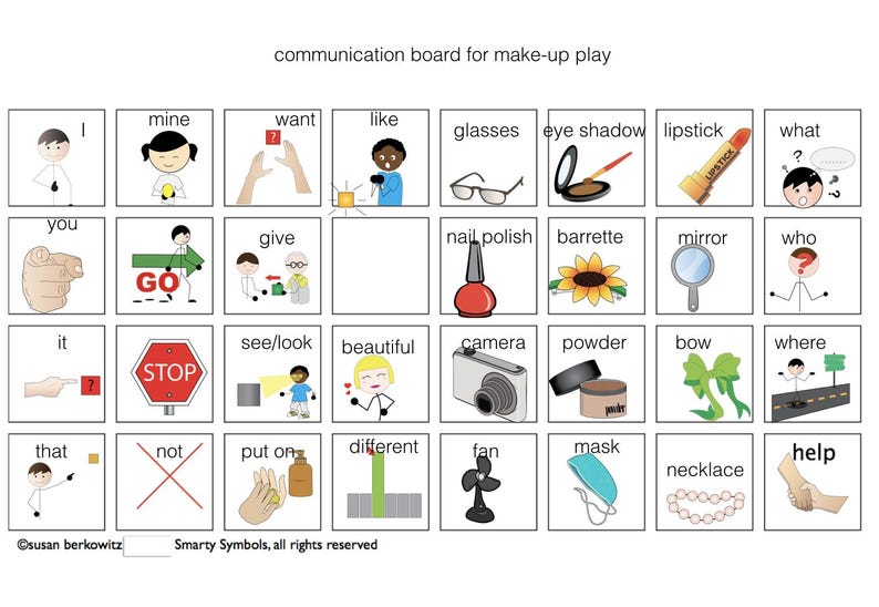 AAC Core Word Games: Speech Therapy Activities, Autism Resource - Etsy