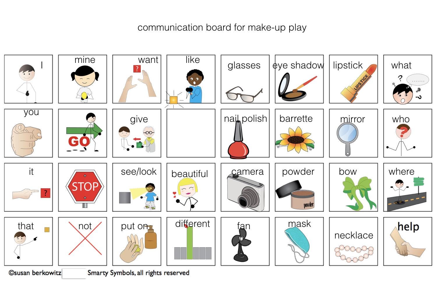 AAC Core Words Activities Speech Therapy Games AAC Communication Cards ...