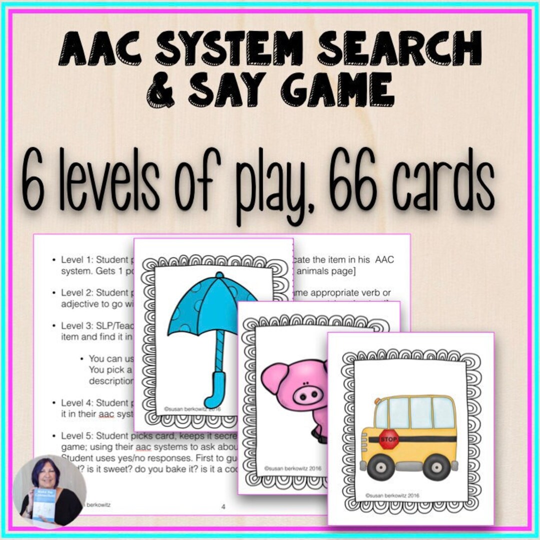 Communication Board Search Game for AAC Nonverbal Communication Skills ...