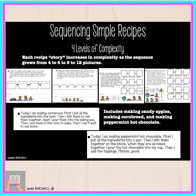 Sequencing Stories With Visuals for Speech Therapy Special Education ...