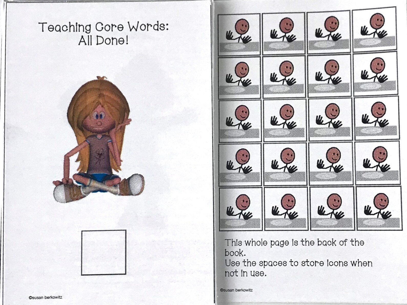 AAC Core Words Interactive Books Activity Core Vocabulary Communication ...