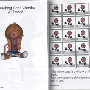 AAC Core Words Interactive Books Activity Core Vocabulary Communication ...