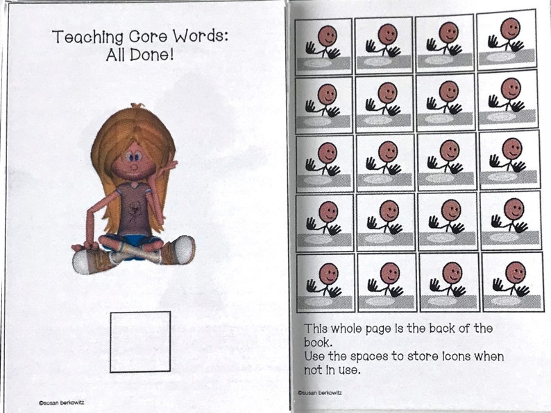 AAC Core Words Interactive Books Activity Core Vocabulary Communication ...