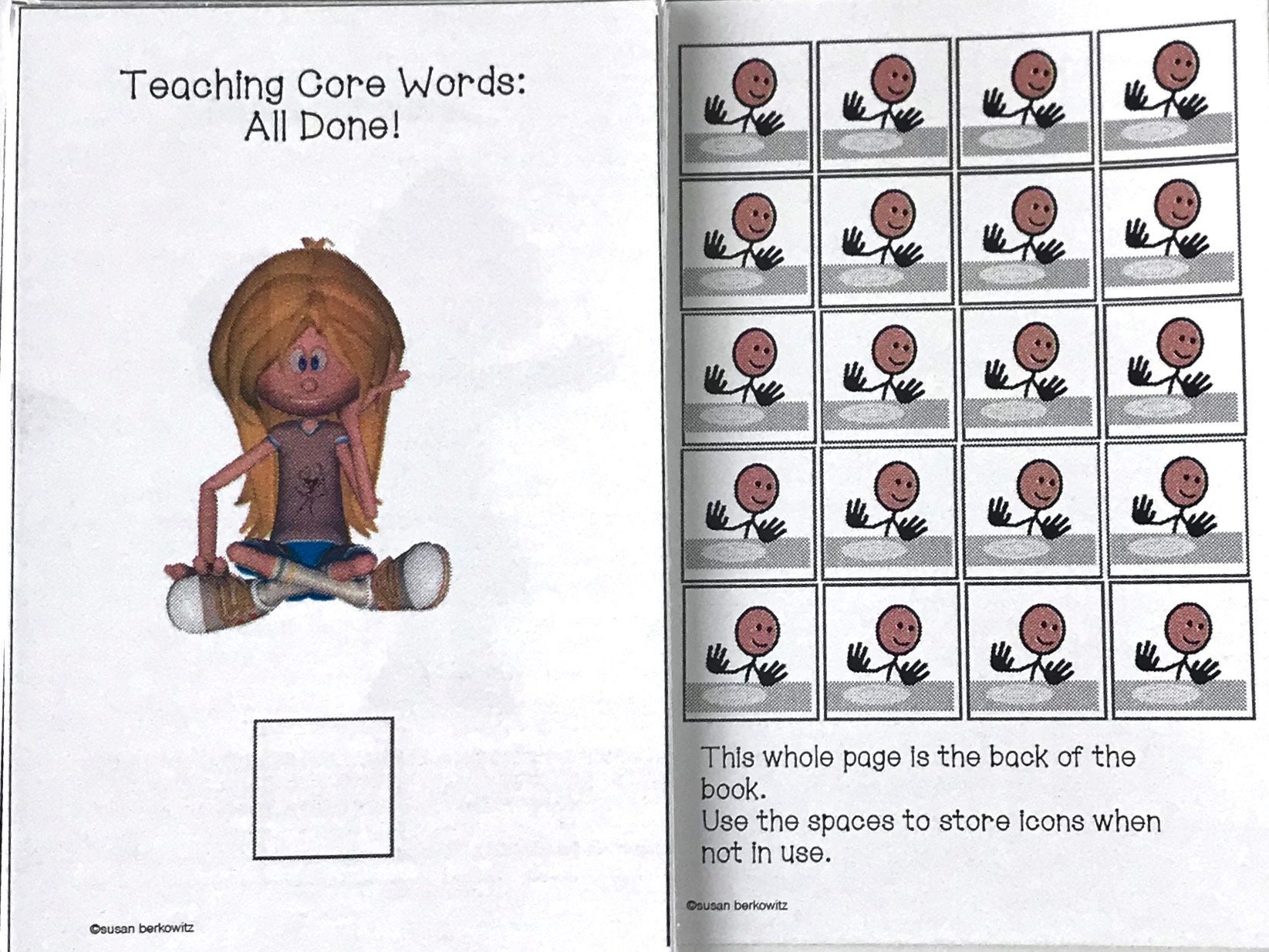 AAC Core Words Interactive Books Activity Core Vocabulary Communication ...