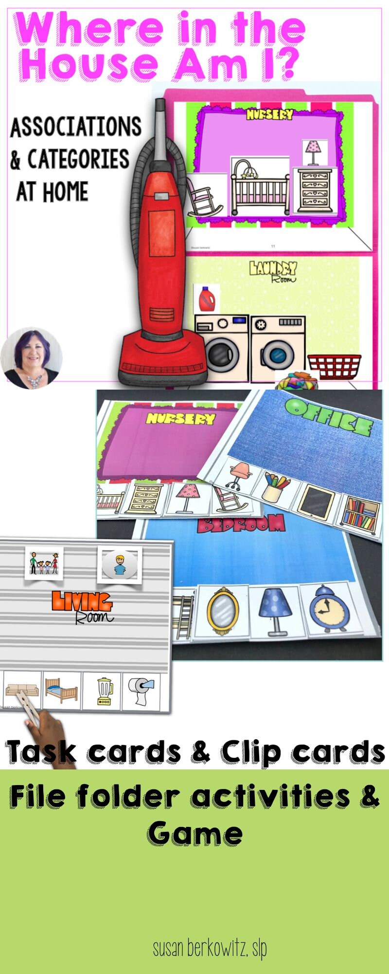 Association Cards Speech Therapy Activities Category Sorting File ...