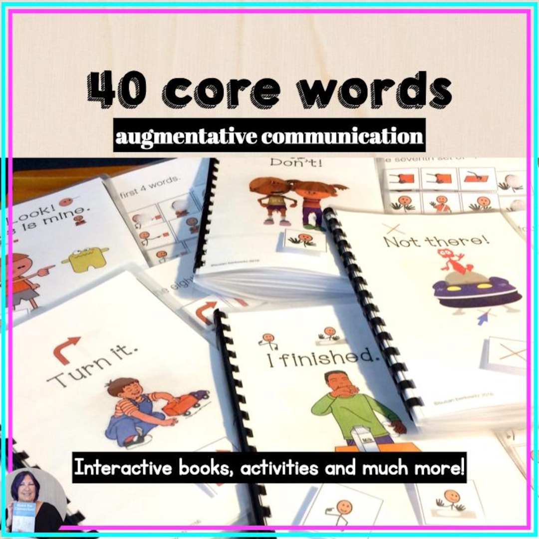 AAC Core Words Activities Nonverbal Communication Core Vocabulary ...