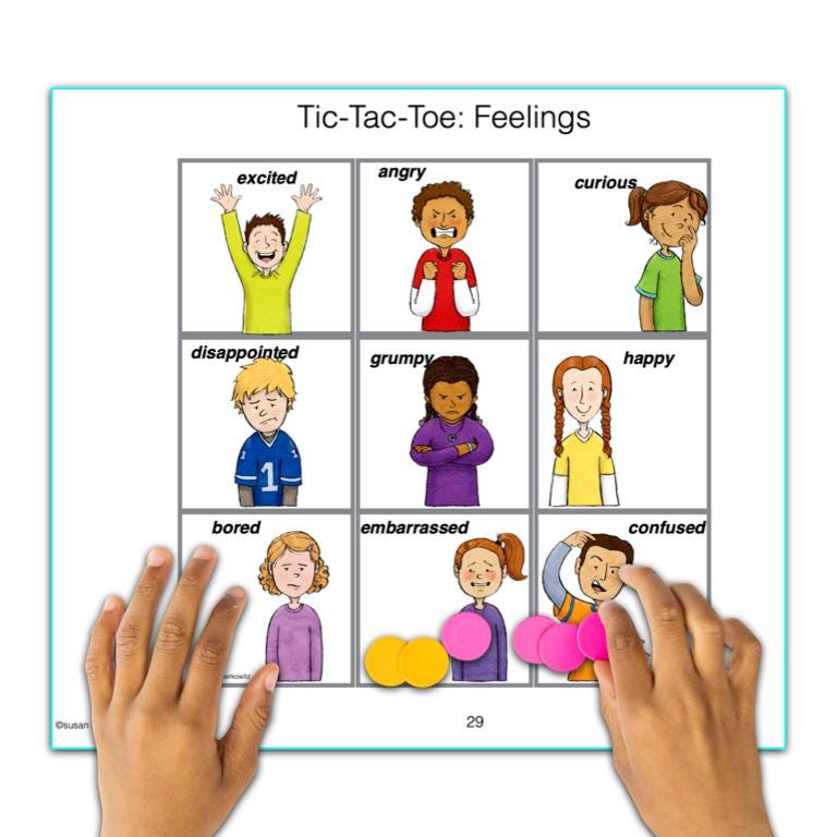 Social Emotional Learning Game Identifying Feelings Speech Therapy ...