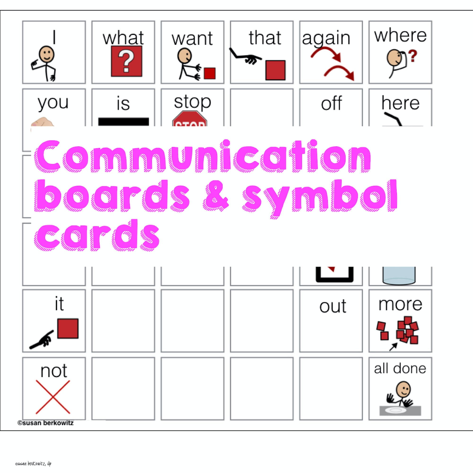 AAC Core Vocabulary Interactive Activities Core Words I Want Some That ...