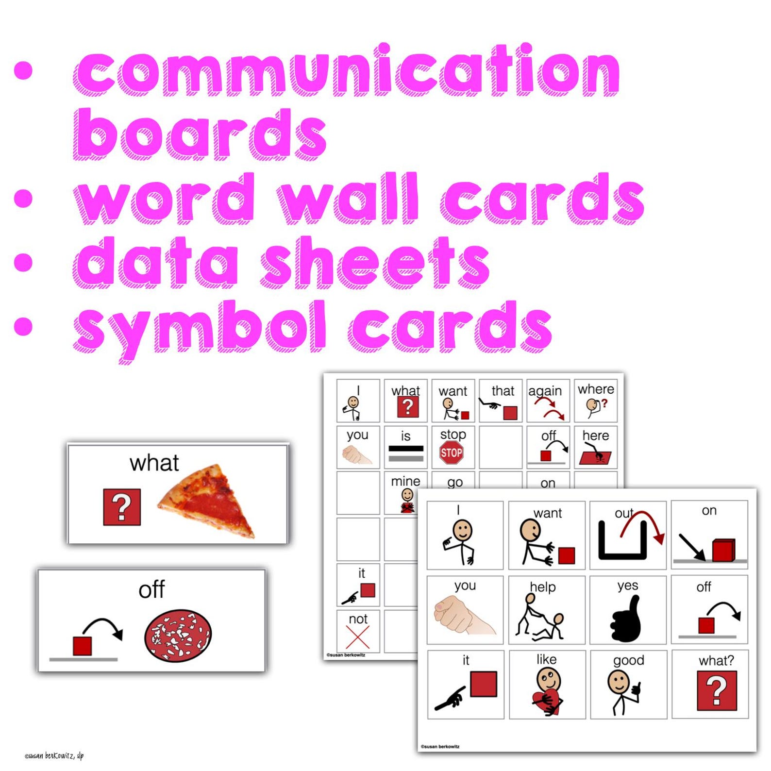 AAC Core Words Activities Speech Therapy Adapted Books Special ...