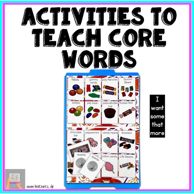 AAC Core Vocabulary Interactive Activities Core Words I Want Some That ...