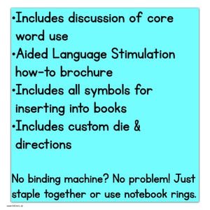 AAC Core Words Activities: Speech Therapy & Autism Resource - Etsy