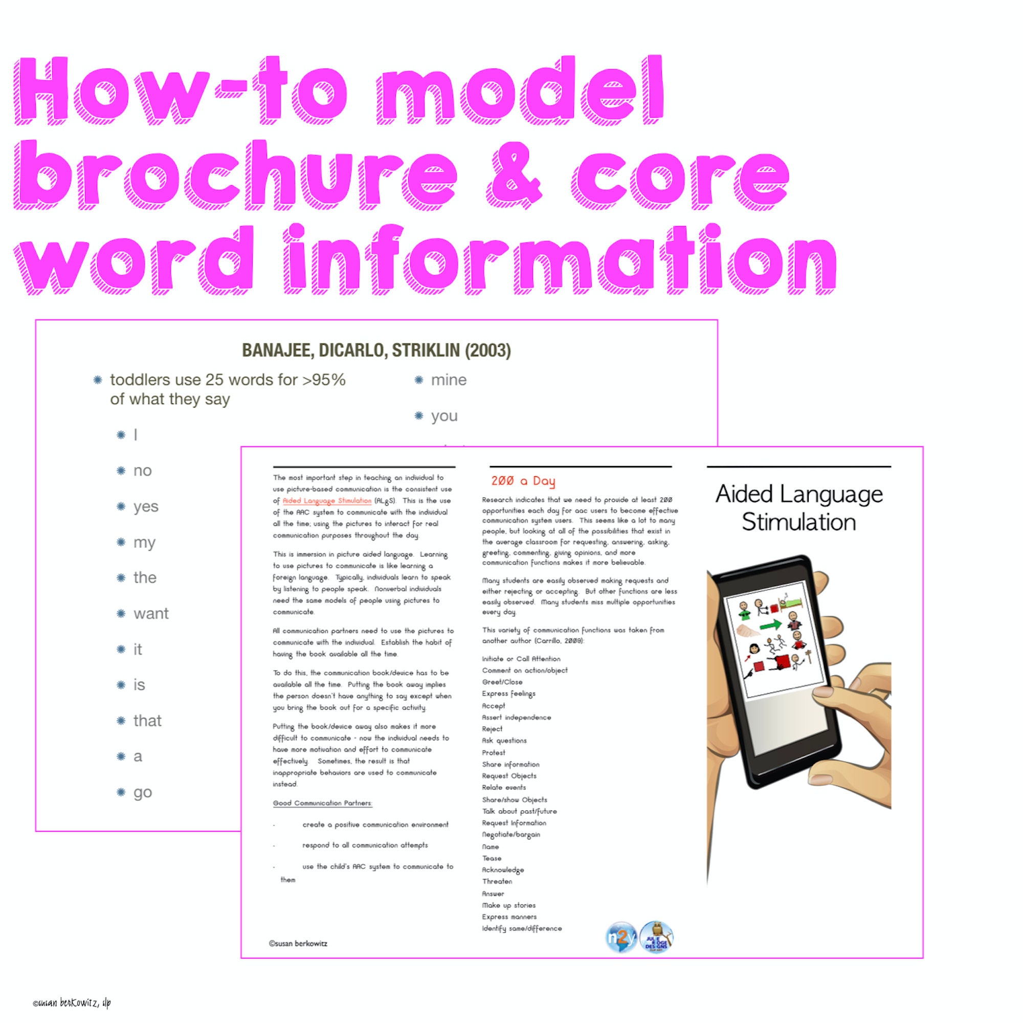 Core Words Communication Boards AAC Core Vocabulary Nonverbal ...