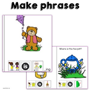 Teddy Bear Picnic Language Activities for Speech Therapy Homeschool or ...
