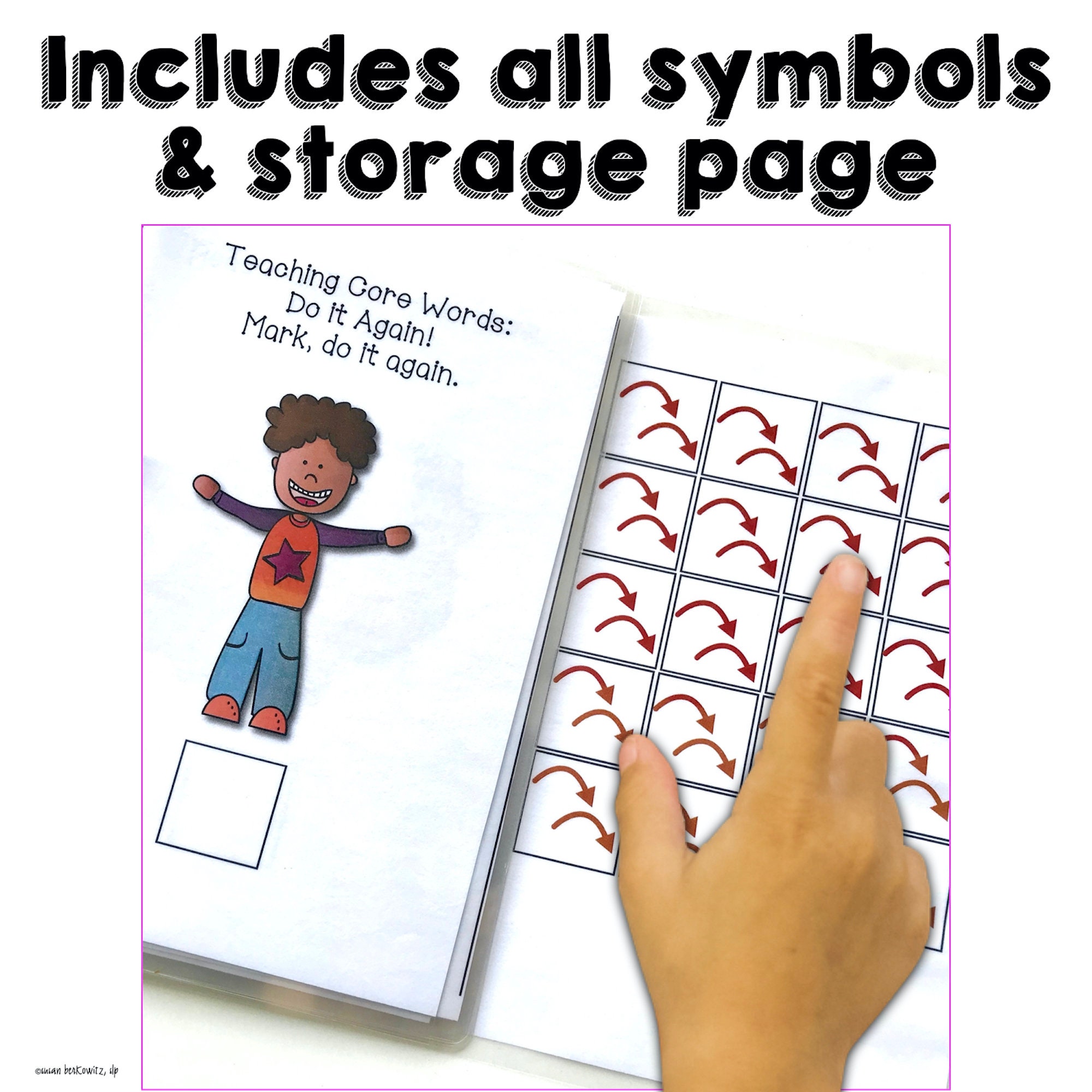 Core Word Interactive Books Activity Teach Core Vocabulary Go Stop No ...