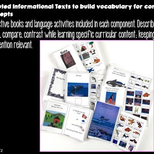 Speech Therapy Activities Adapted Books Special Education Science ...