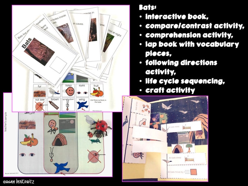 Speech Therapy Activities Adapted Books Special Education Science ...