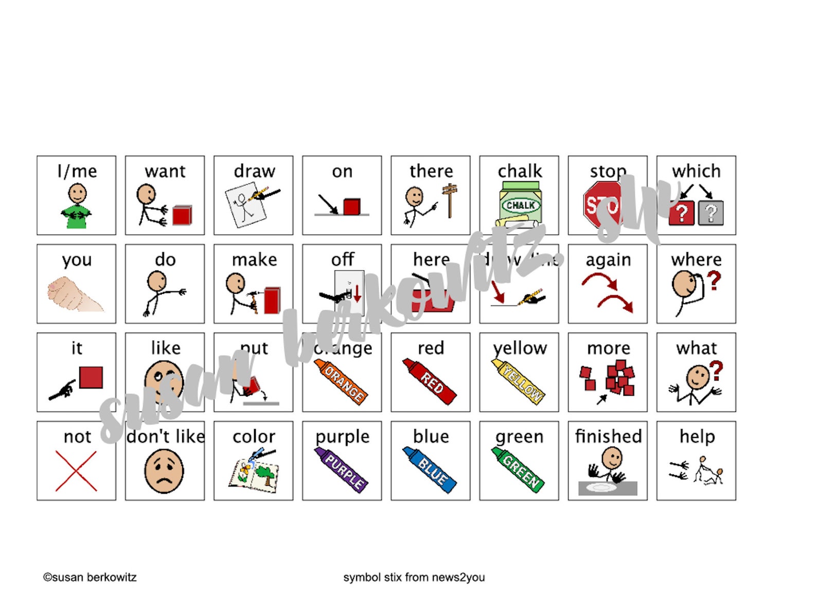 AAC Core Word Communication Boards for Summer Activities for Nonverbal ...