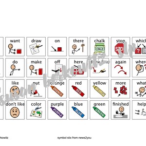 No Prep AAC Core Word Communication Boards for Summer Activities for ...